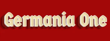 Create amazing logos with Germania One font | MaisFontes