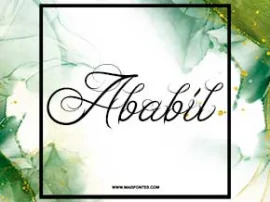 Ababil Script: Baixar Fonte Grátis | MaisFontes