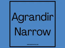 Agrandir Narrow Font: Free Download | MaisFontes