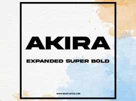Akira Expanded Super Bold Font: Free Download | MaisFontes