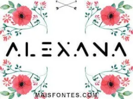 Alexana: Free Font Download | MaisFontes