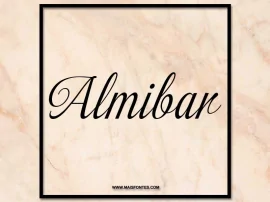 Almibar: Download Free Font | MaisFontes