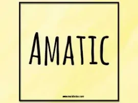 Amatic Bold: Free Font Download | MaisFontes