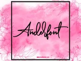Ander: Free Font Download | MaisFontes