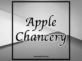 Apple Chancery: Descargar Fuente Gratis | MaisFontes