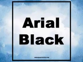 Arial Black: Download Free Font | MaisFontes