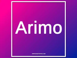 Arimo: Free Font Download | MaisFontes