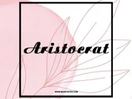 Aristocrat: Free Font Download | MaisFontes