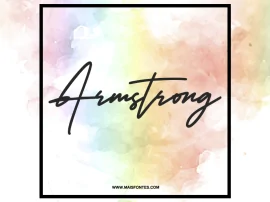 Armstrong Regular: Free Font Download | MaisFontes