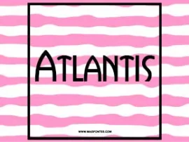 Atlantis: Baixar Fonte Grátis | MaisFontes