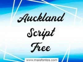 Auckland Script: Free Font Download | MaisFontes