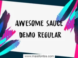 Awesome Sauce Regular Font: Free Download | MaisFontes