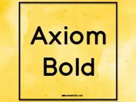Axiom Bold: Free Font Download | MaisFontes