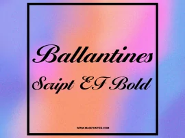 Ballantines Script EF Bold: Download Free Font | MaisFontes
