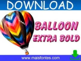 Balloon Extra Bold BT Font: Free Download | MaisFontes