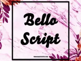 Bello Script Font: Free Download | MaisFontes