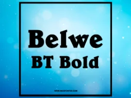 Belwe BT Bold: Free Font Download | MaisFontes