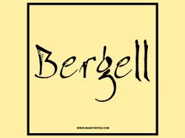 Bergell Font: Free Download | MaisFontes
