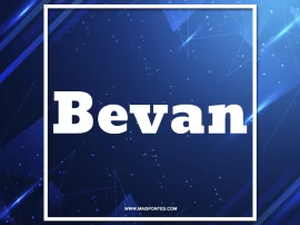 Bevan Regular: Free Font Download | MaisFontes