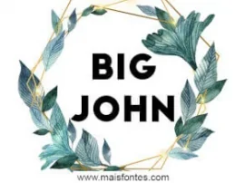 Big John Font: Free Download | MaisFontes