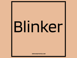 Blinker Font: Free Download | MaisFontes