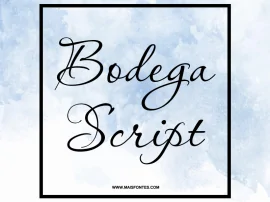 Bodega Script: Free Font Download | MaisFontes