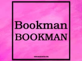 Bookman Font: Free Download | MaisFontes