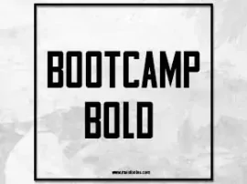 Bootcamp Bold: Free Font Download | MaisFontes