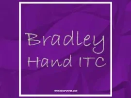 Bradley Hand ITC: Baixar Fonte Grátis | MaisFontes
