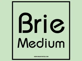 Brie Medium: Download Free Font | MaisFontes