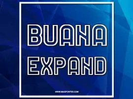 Buana Expand Font: Free Download | MaisFontes