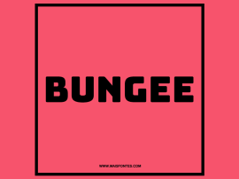 Bungee: Free Font Download | MaisFontes