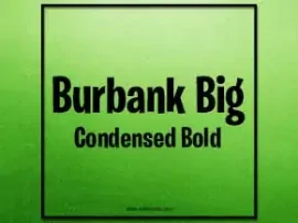 Burbank Big Condensed Bold: Baixar Fonte Grátis | MaisFontes