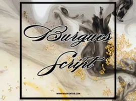 Burgues Script: Free Font Download | MaisFontes