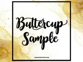 Buttercup Sample: Free Font Download | MaisFontes