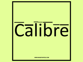 Calibre: Free Font Download | MaisFontes