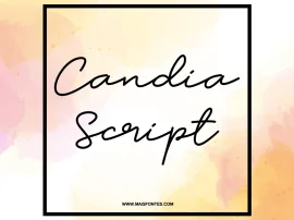 Candia Script: Baixar Fonte Grátis | MaisFontes