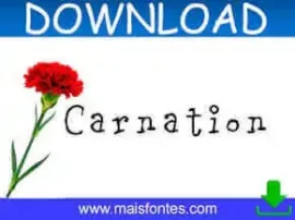 Carnation: Free Font Download | MaisFontes