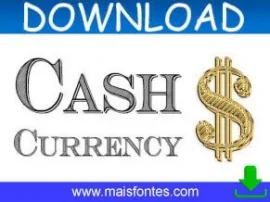 Cash Currency: Free Font Download | MaisFontes