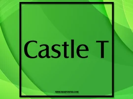 Castle T: Free Font Download | MaisFontes