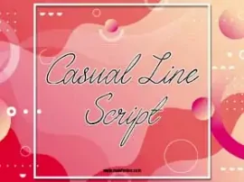 Casual Line Script: Free Font Download | MaisFontes