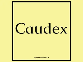 Caudex: Free Font Download | MaisFontes