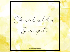 Charlotte Regular Script: Baixar Fonte Grátis | MaisFontes
