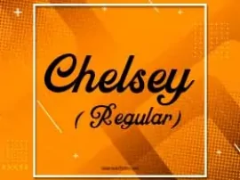 Chelsey Regular: Free Font Download | MaisFontes