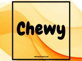 Chewy: Free Font Download | MaisFontes
