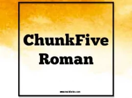 ChunkFive Roman: Free Font Download | MaisFontes