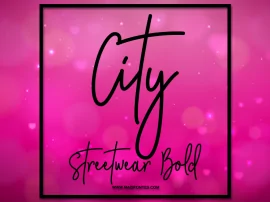 City Streetwear Bold Font: Free Download | MaisFontes