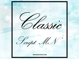 Classic Script MN Font: Free Download | MaisFontes