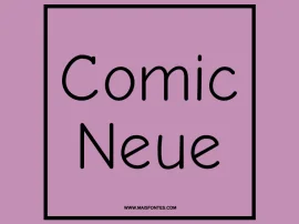 Comic Neue Font: Free Download | MaisFontes