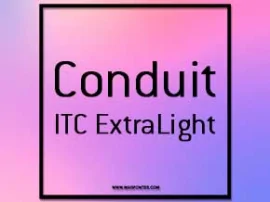 Conduit ITC ExtraLight Font: Free Download | MaisFontes